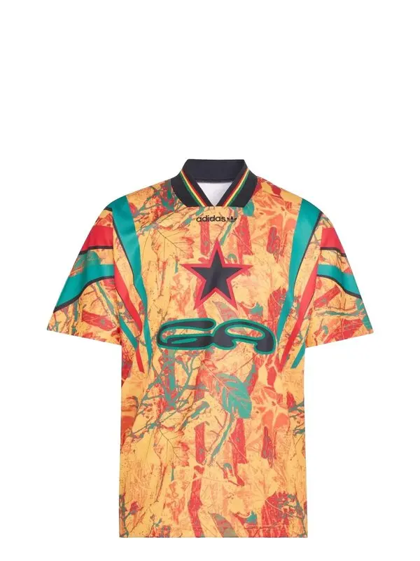 Adidas Ghana 2026 Graphic Jersey - Green/eqt Yellow/better Scarlet