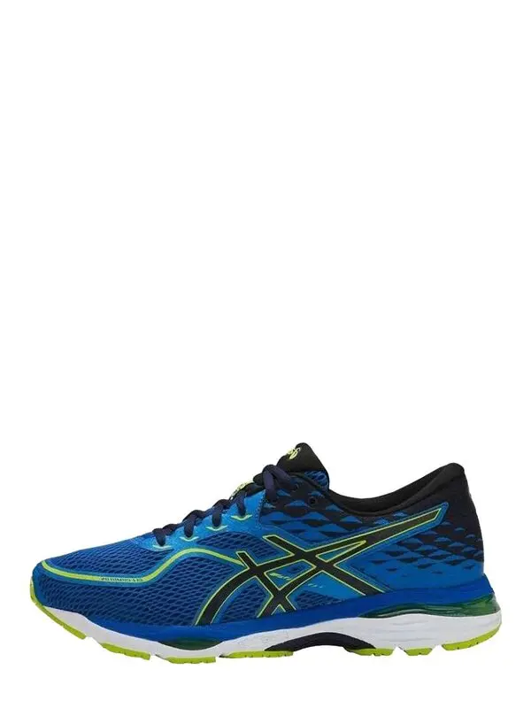 Asics Gel-cumulus 19 Athletic Sneakers - Directoire Blue/peacoat Energy Green