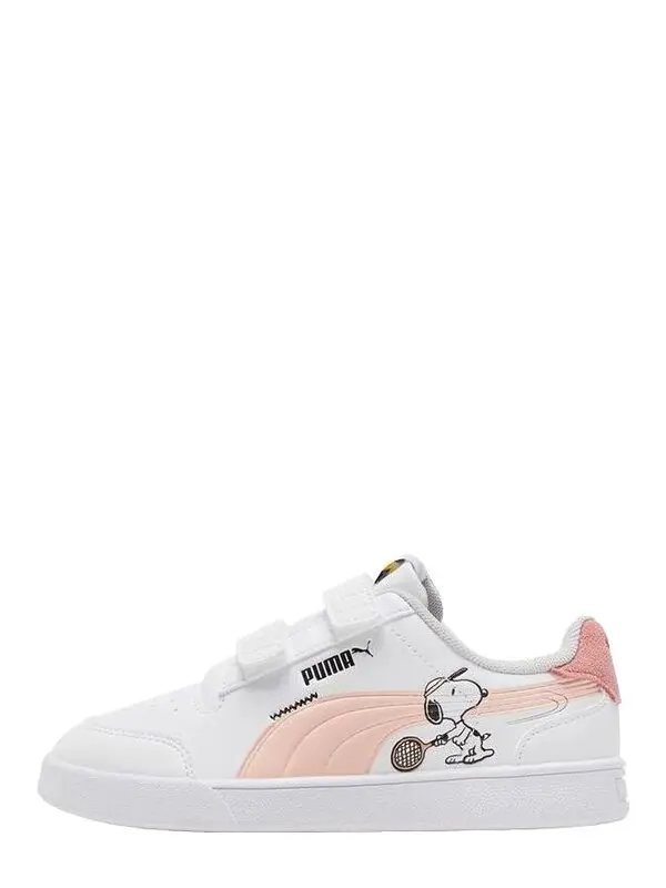 PUMA Peanuts X Shuffle "woodstock" Low Top Sneakers - White//pink