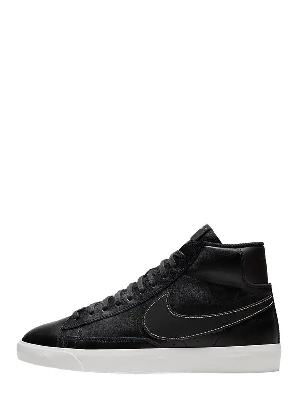 Nike Blazer Mid Premium Sneakers - Black