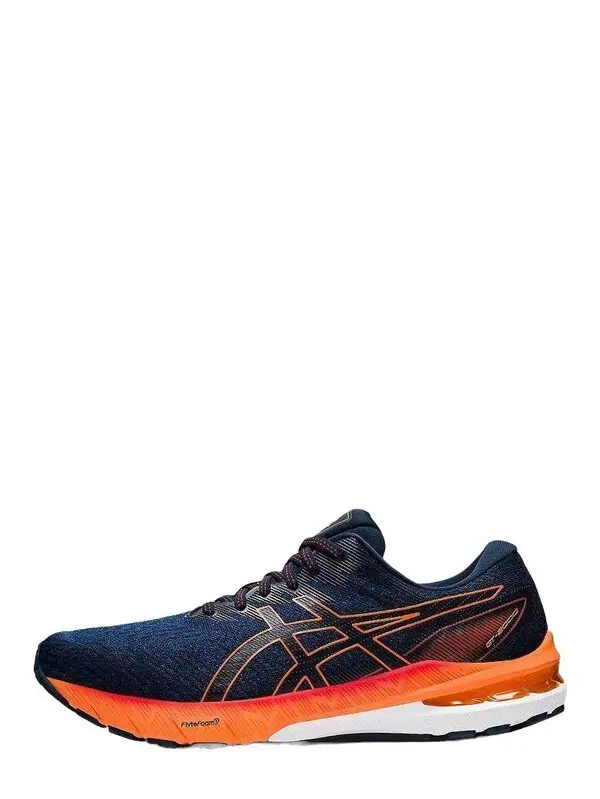 Asics Gt-2000 10 4e Wide 'mako Shocking Orange - Blue