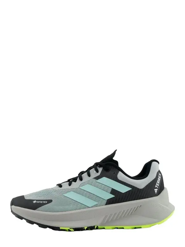 Adidas Soulstride Flow Gtx Shoes - Wonder Silver/semi Flash Aqua/lucid Lemon