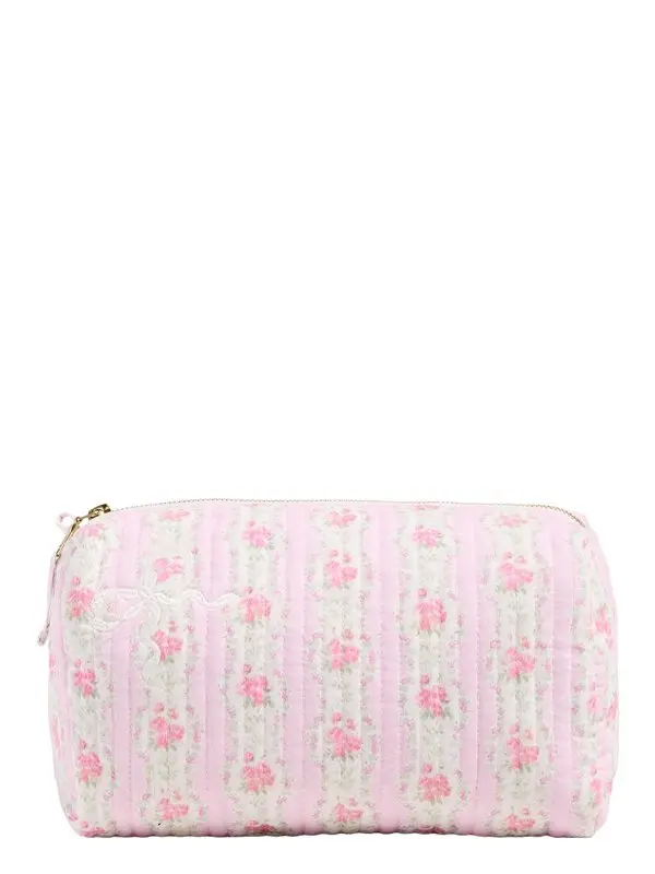 LoveShackFancy Octavia Quilted Floral Print Bag - Lady Blossom