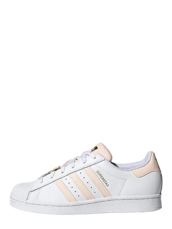 Adidas Superstar Sneakers - White/orange