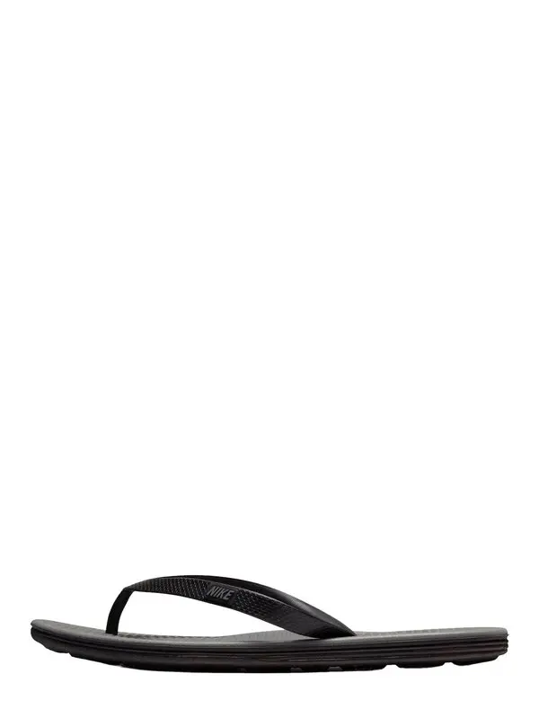 Nike Solarsoft Thong Slippers - Black