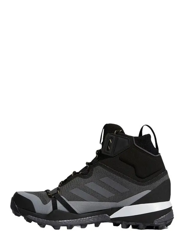 Adidas Terrex Skychaser Lt Mid Gore-tex High Top Sneakers - Grey/core Black/solar Gold