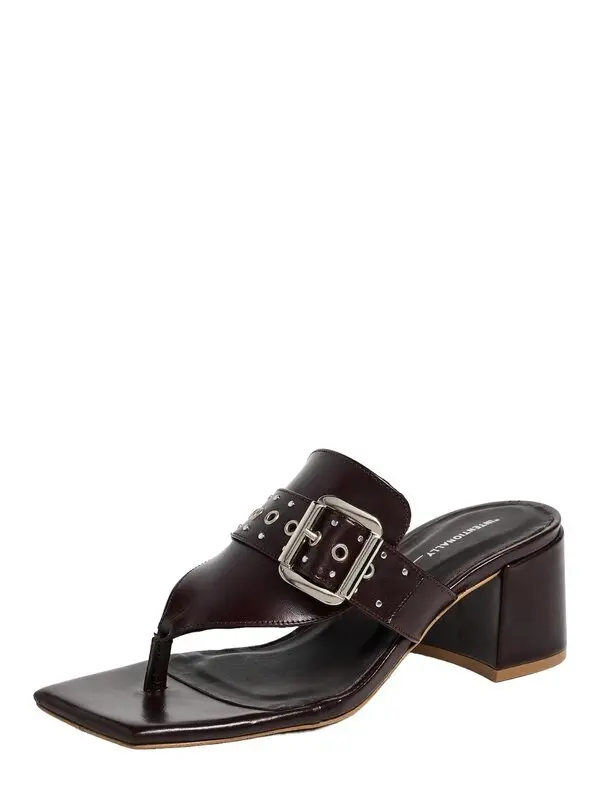 Intentionally Blank Wynona Sandals - Maroon