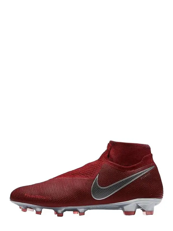 Nike Phantom Vision Elite Df Fg - Wine Red/silver