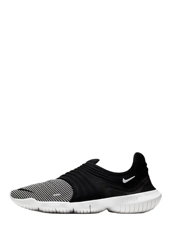 Nike Free Rn Flyknit 3.0 Sneakers - Black/white-volt