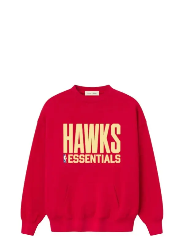 Fear Of God Hawks Crewneck Ss25 Sweatshirt - Red