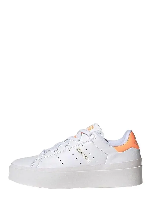 Adidas Originals Stan Smith Bonega Platform Sneakers - White/orange