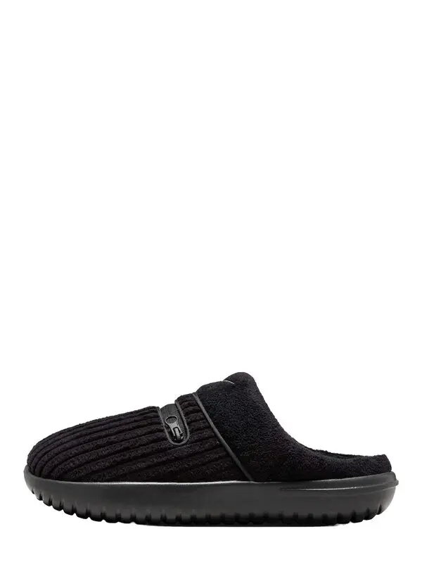 Nike Burrow Zip Up Slipper - Black/anthracite