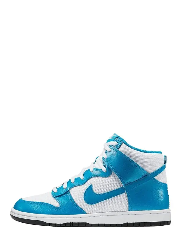 Nike Dunk High Top Sneakers - Blue/white