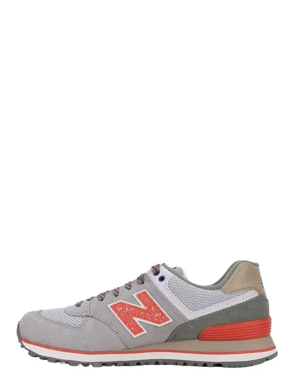 NEW BALANCE 574 Sneakers - Grey/orange