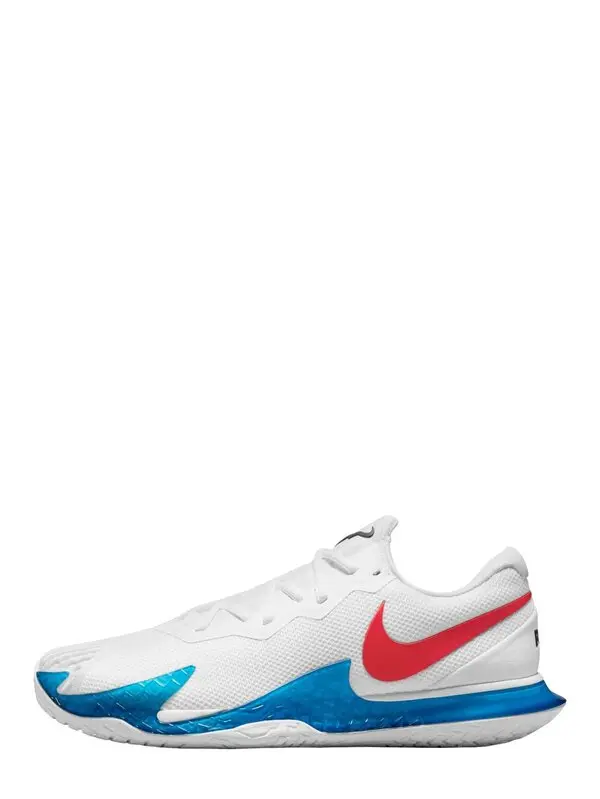 Nike Court Air Zoom Vapor Cage 4 Rafa Tennis Sneakers - White/blue/red
