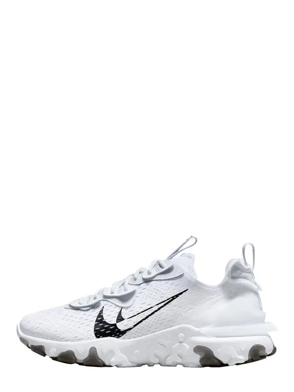 Nike React Vision "double Swoosh" Sneakers - White/black