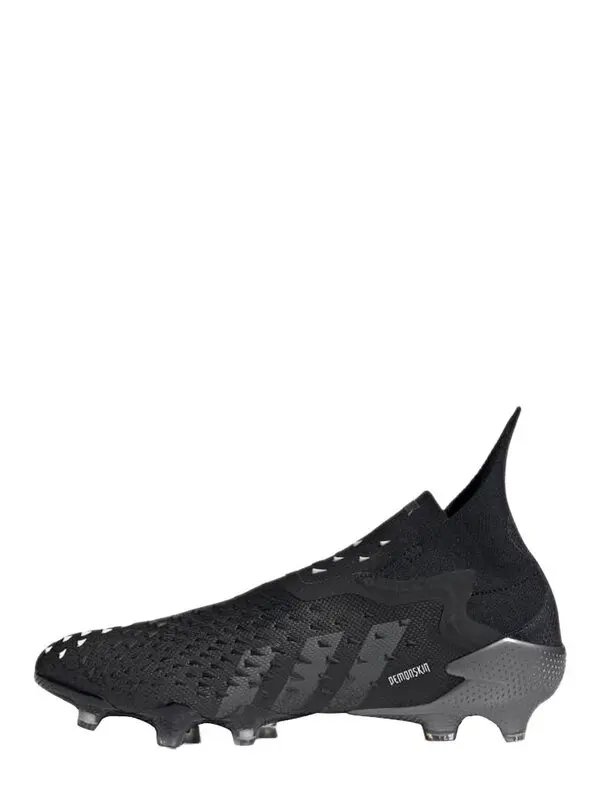Adidas Predator Freak+ Fg Demonskin Soccer Cleats - Black/silver