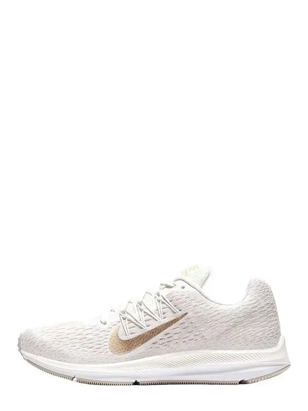 Nike Zoom Winflo Running Shoe - White/gold