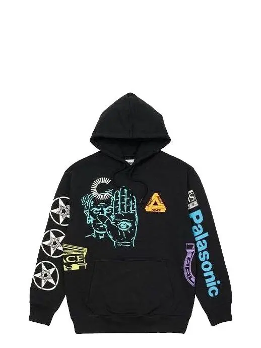 PALACE X Cannondale Graffiti Hoodie - Black