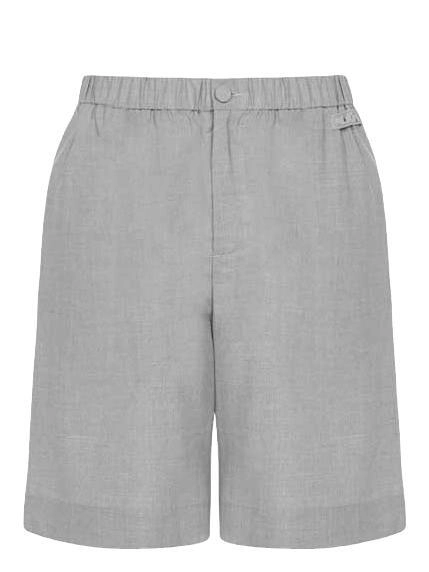 Off-White Ss21 Logo Casual Shorts - Grey