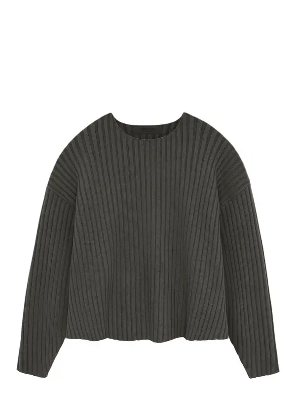 Fear Of God Ss24 Raw Neck Sweater - Black