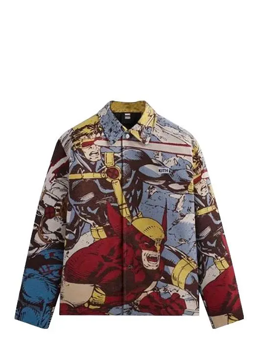 Kith For X-men Tapestry Coaches Jacket - Multi-color