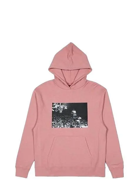 JORDAN X Union La Flying High Hooded Sweatshirt - Pink/red