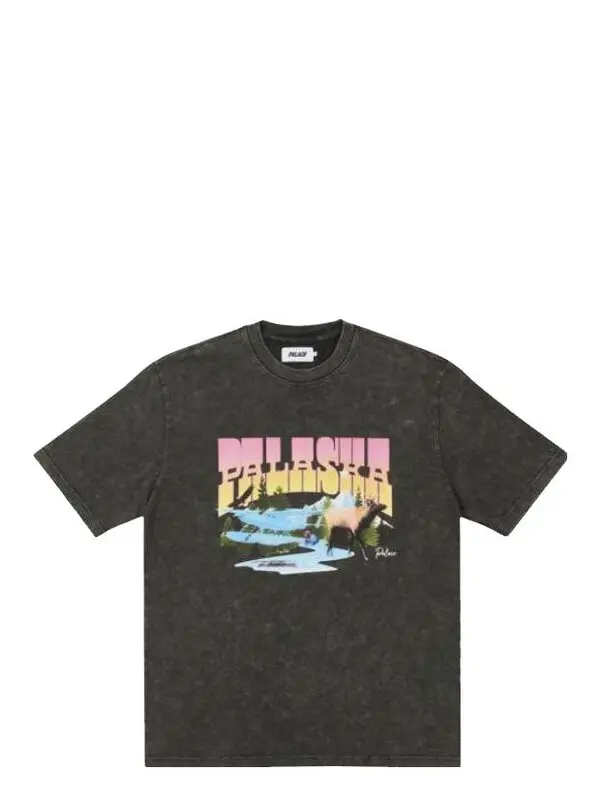 PALACE Ss22 Palaska Dye T-shirt - Black