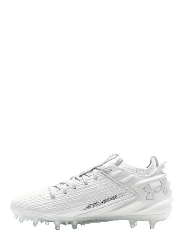 Under Armour Blur Smoke 2.0 Mc Athletic Cleats - White/metallic Silver