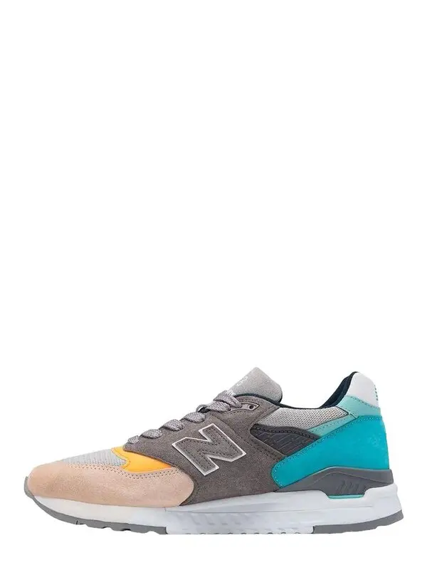 NEW BALANCE 998 Made In Usa "sand Teal" Sneakers - Grey