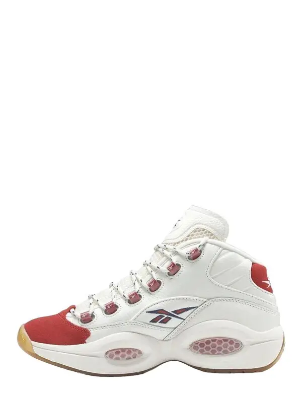REEBOK Question Mid "vintage Red Toe - Chalk White/red