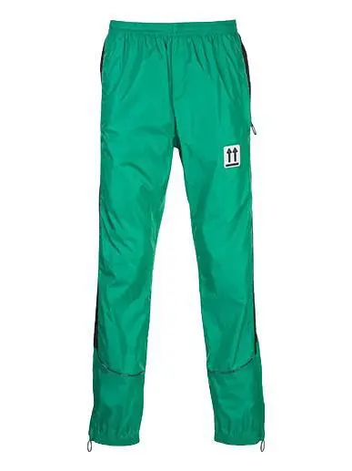 Off-White Ss21 Side Stripe Athleisure Casual Sports Pants Slim Fit Green - Mint