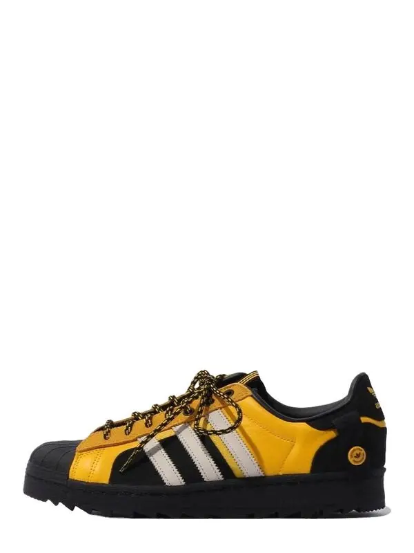 Adidas Superstar Winterized "core Black Aluminium - Black/orange/silver