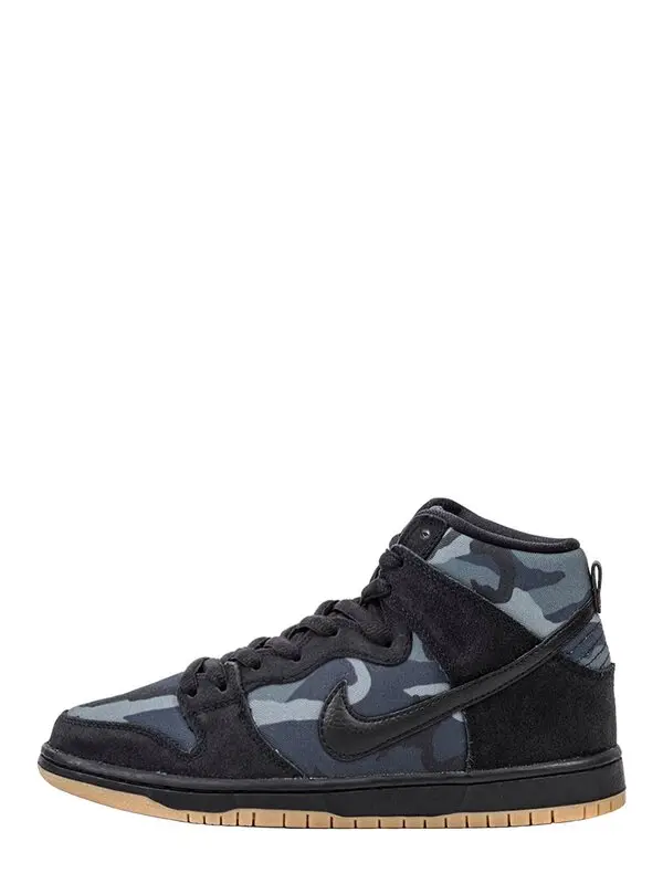 Nike Dunk High Pro Obsidian Camo Sneakers - Black