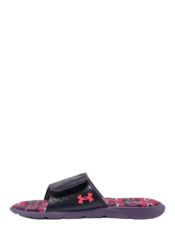 Under Armour Ignite Pro Graphic Footbed Slides - Tux Purple/retro Purple