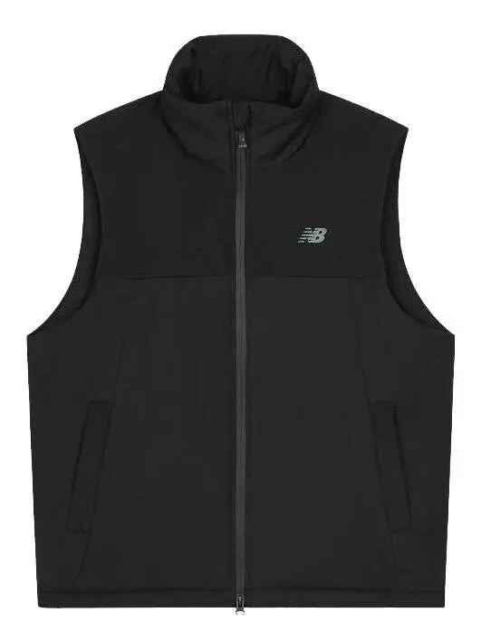 NEW BALANCE Sleeveless Zip Vest - Black