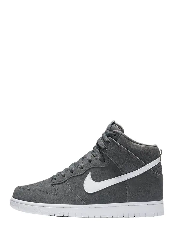 Nike Dunk High Casual Sneakers - Gray/white
