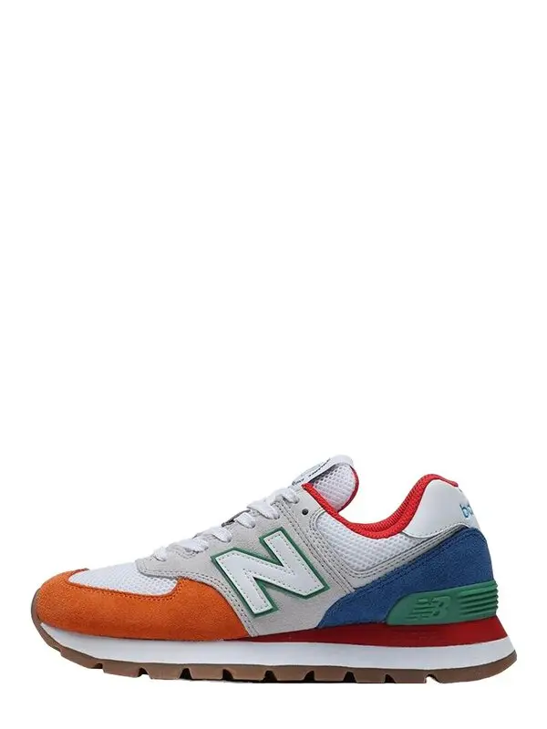 NEW BALANCE 574 Rugged Sneakers - Red/white/gray