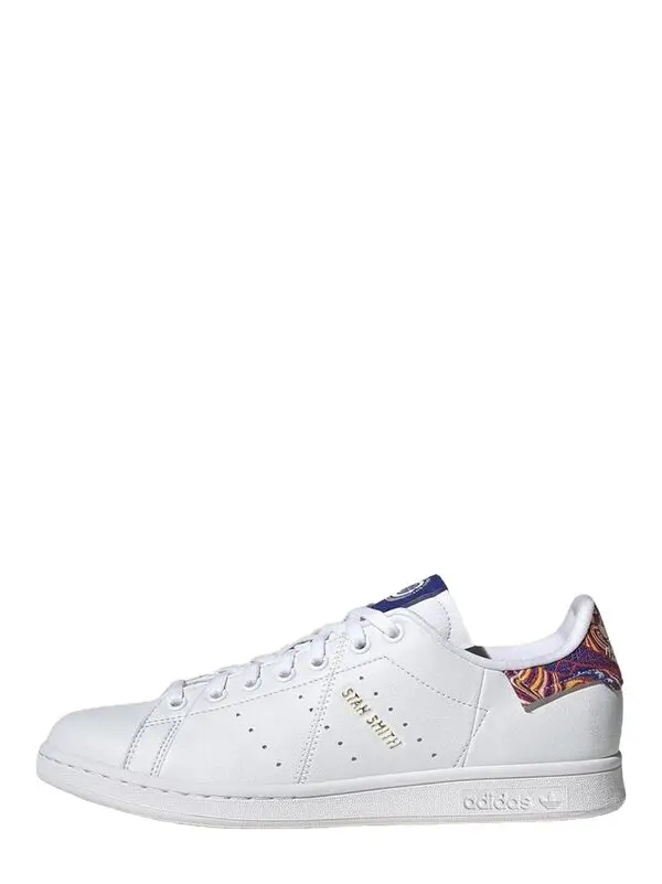 Adidas Stan Smith "summer Blue" Leather Sneakers - White
