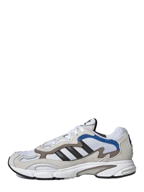 Adidas Temper Run "blue Trim" Sneakers - Ftwwht/cblack/ftwwht