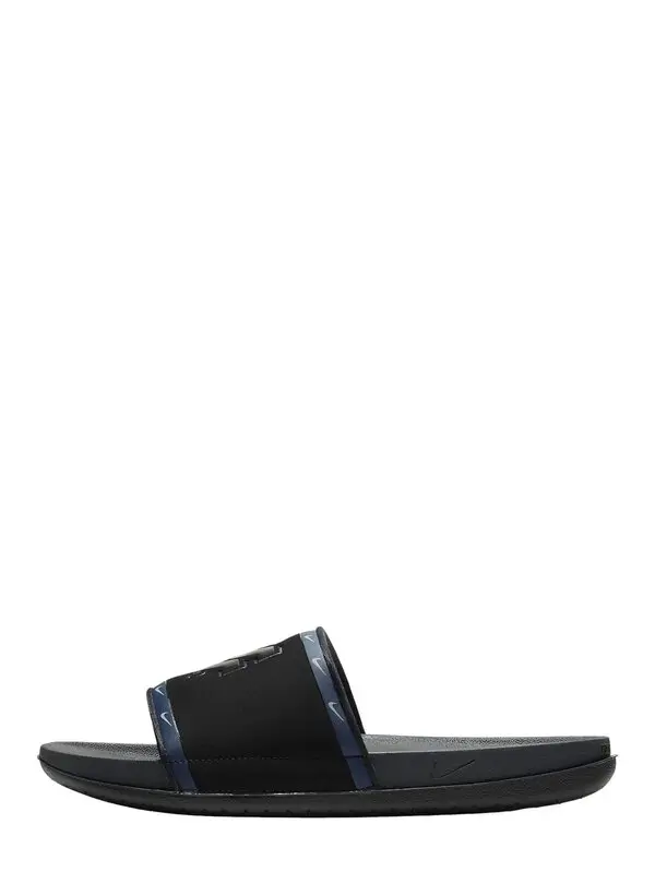 Nike Offcourt Slide "west Virginia - Black/blue