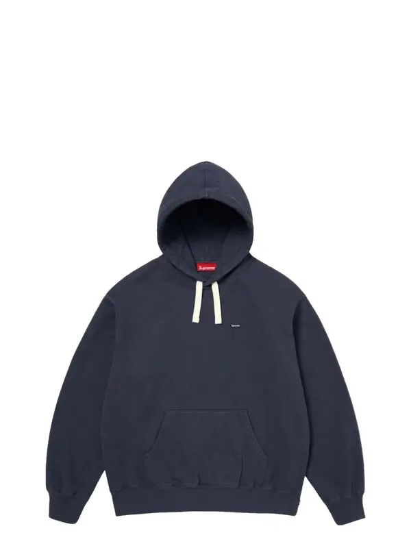 Supreme Small Box Drawcord Hooded Sweatshirt - Navy