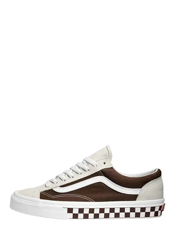 VANS Style 36 Bmx Checkerboard Sneakers - Brown/white