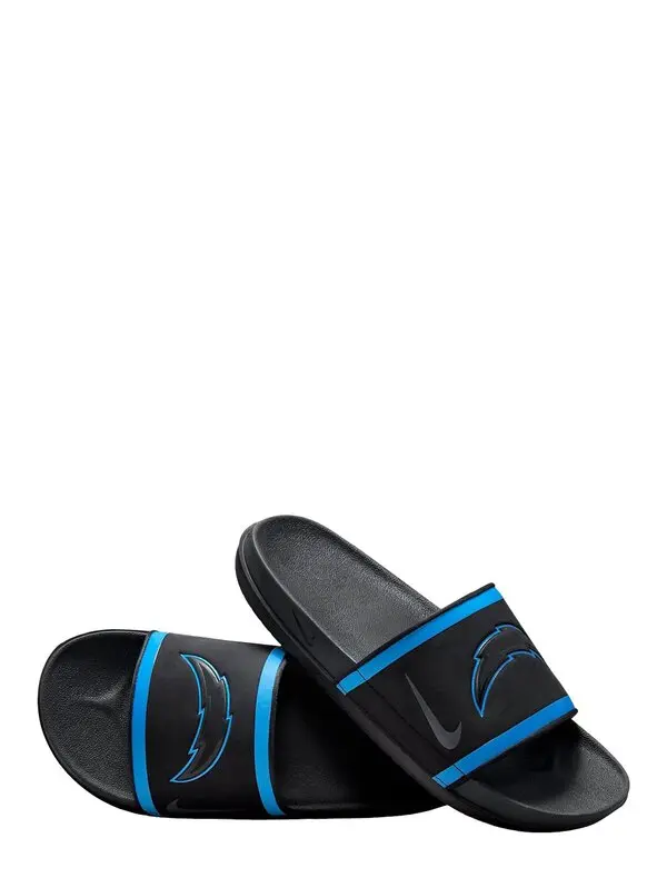 Nike Los Angeles Chargers Offcourt Slides - Black/blue