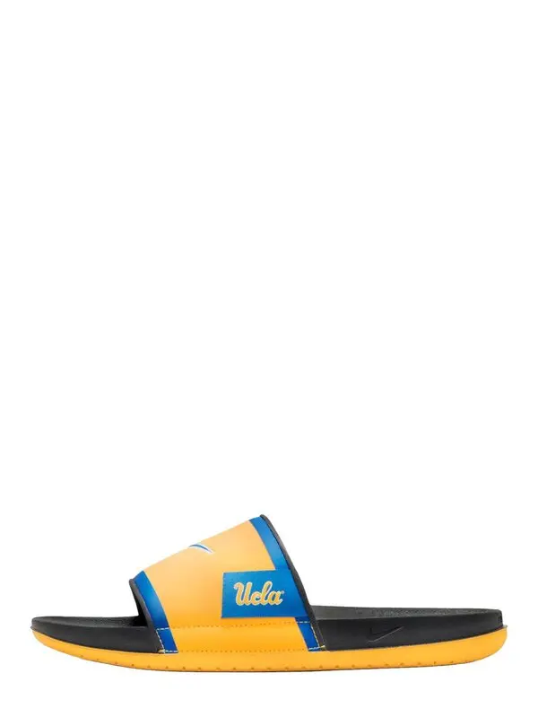 Nike College Offcourt Slides Ucla - Gold/dark Smoke Grey/signal Blue