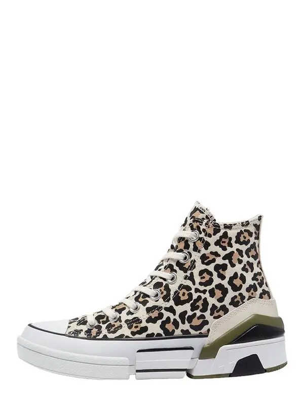 CONVERSE Cpx70 High Top Sneakers In Archive Leopard Print - Creamyellow/black