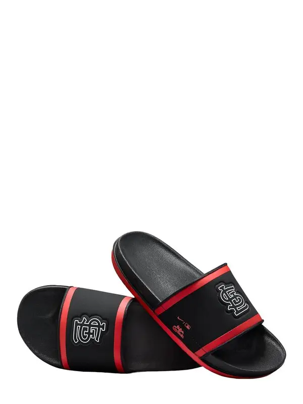 Nike Mlb X Offcourt Slide 'st. Louis Cardinals - Black/sport Red/white