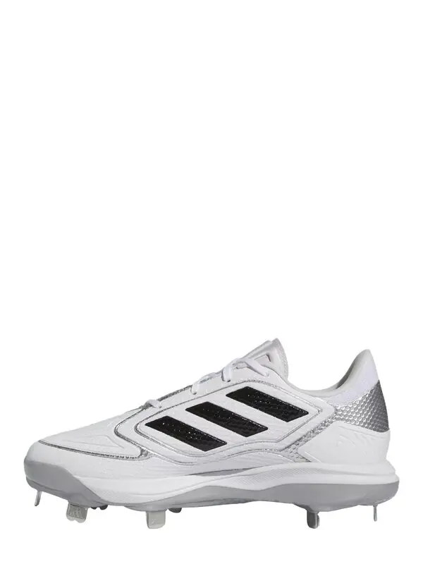 Adidas Adizero Purehustle 3 Athletic Cleats - Cloud White/core Black/silver Metallic