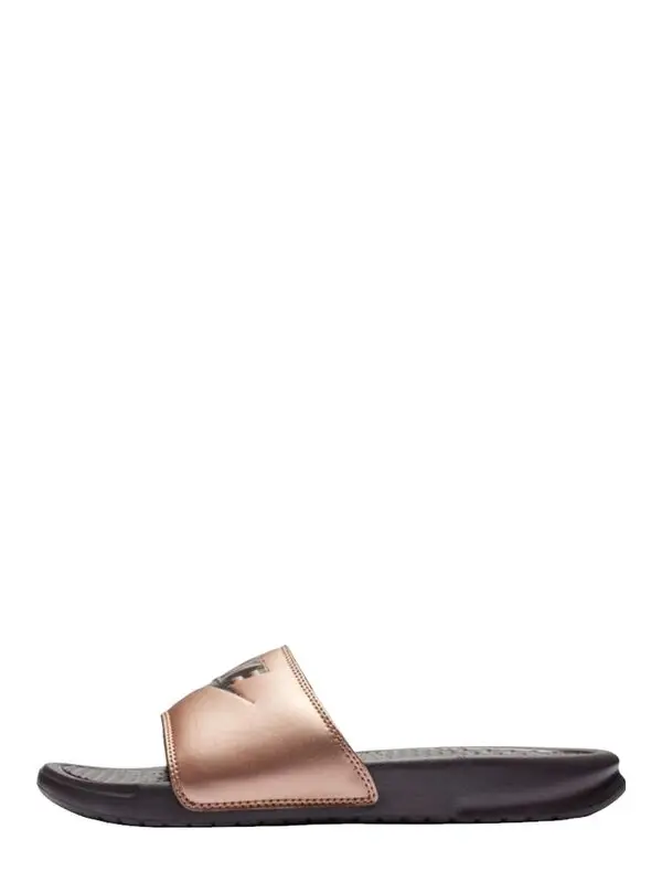Nike Benassi Jdi Slide - Mtlc Red Bronze/thunder Grey