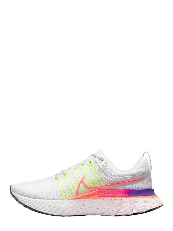 Nike React Infinity Run 2 Athletic Sneakers - White/red/yellow